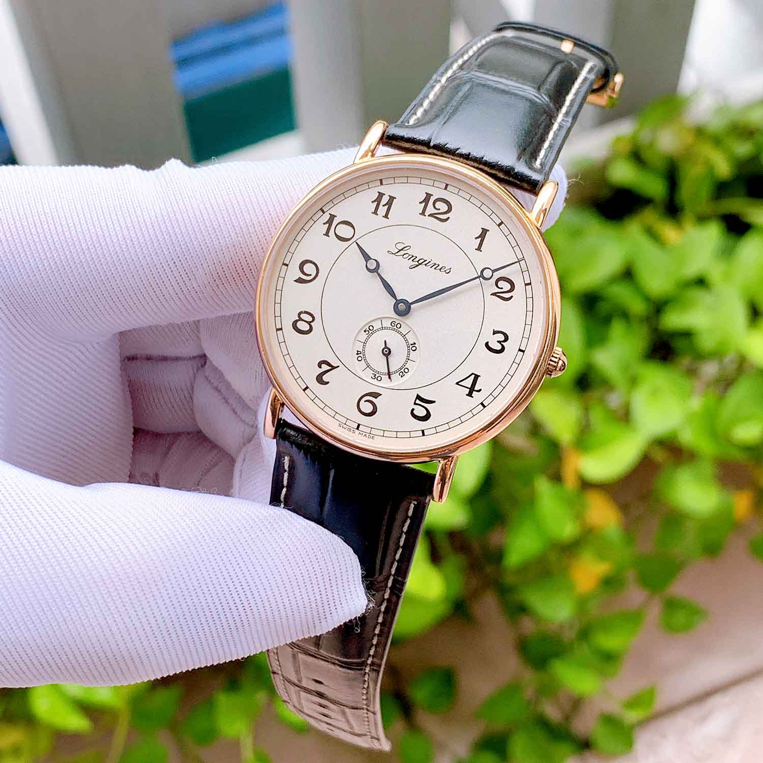 Longines Presence Heritage 18k Rose Gold L4.785.8.73.2 used